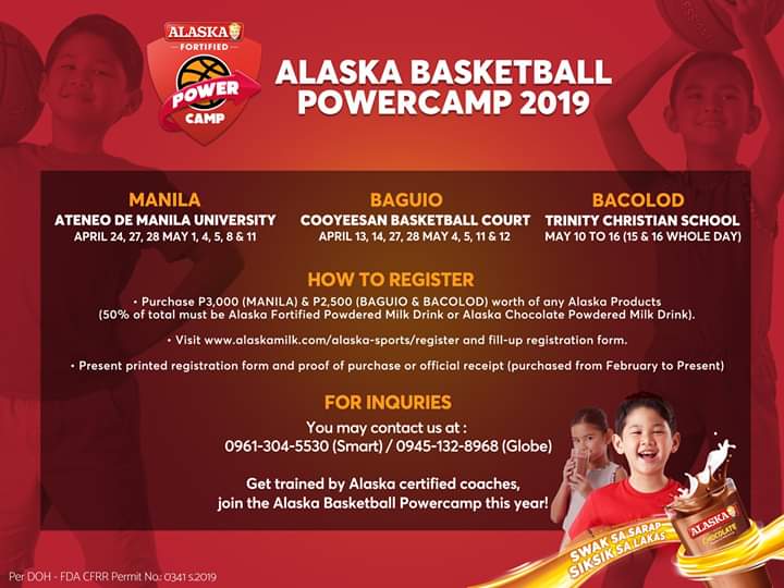 Alaska Fortified holds Basketball Power Camp in Baguio, Manila and ...