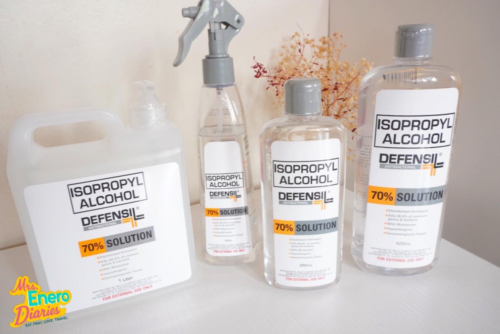 Live Safe Now with Defensil Isopropyl Alcohol - MrsEneroDiaries Blog
