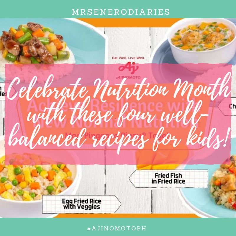 Celebrate Nutrition Month with these four well-balanced recipes for ...