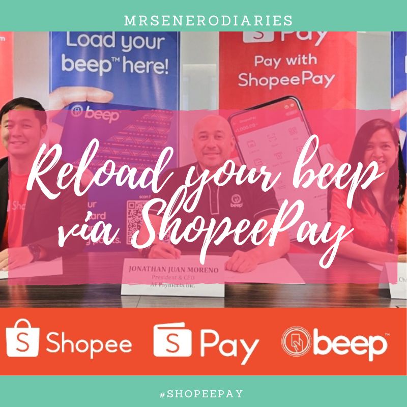 Reload your beep via ShopeePay - MrsEneroDiaries Blog