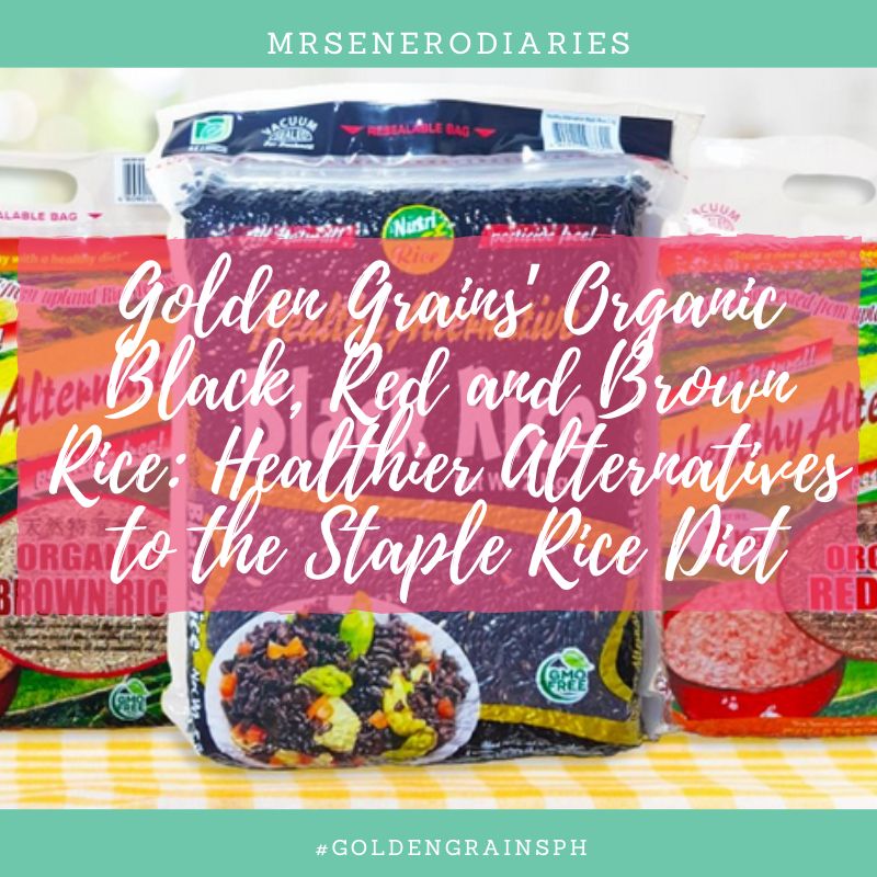 Golden Grains’ Organic Black, Red and Brown Rice: Healthier ...