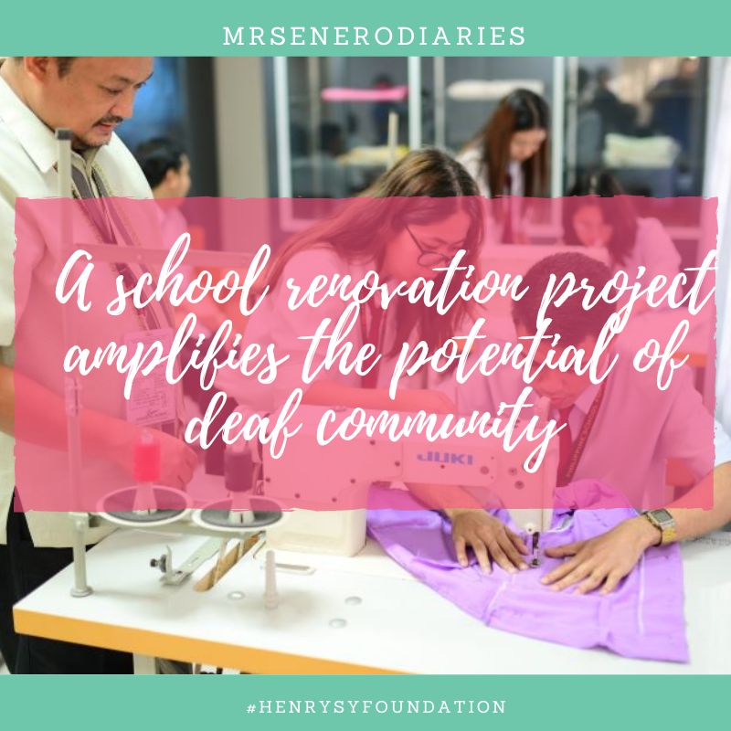 A school renovation project amplifies the potential of deaf community - MrsEneroDiaries Blog