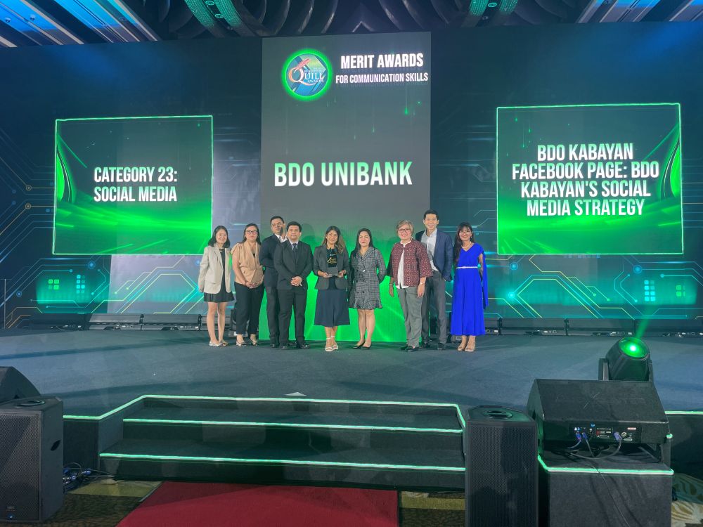 BDO Kabayan Facebook Page wins at the 21st Philippine Quill Awards ...